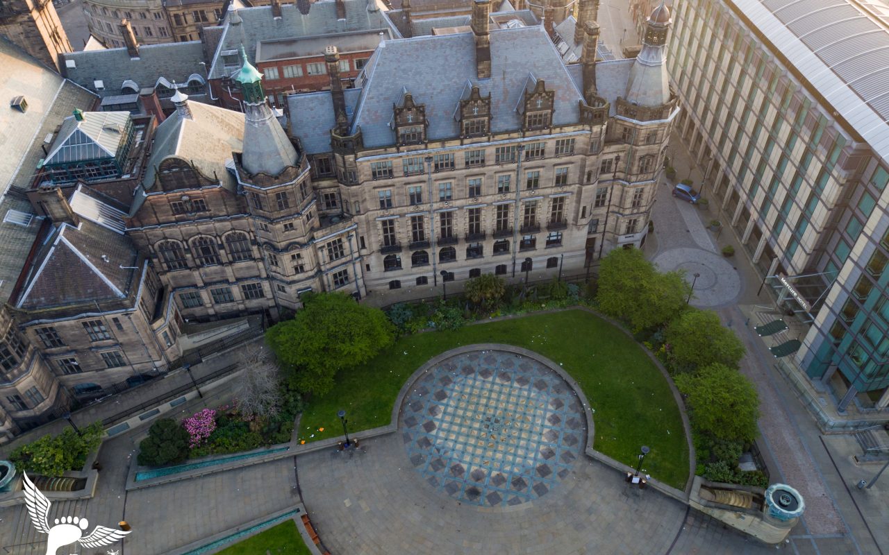 Drone video of Sheffield City Centre • Commercial & Aerial Photographer ...